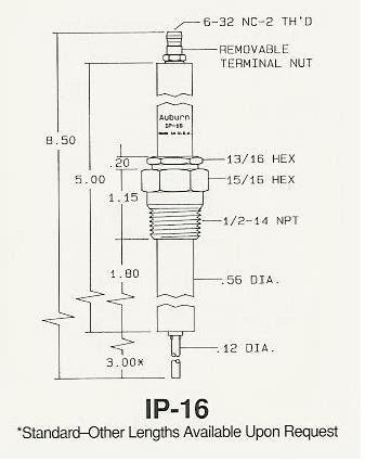 Auburn Ignitors::Federal Mogul, Shielded Igniters, Liquid Level Probes ...